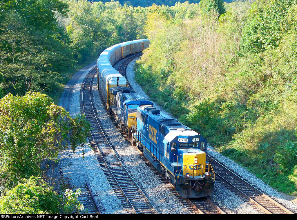 CSX 8516 and 249